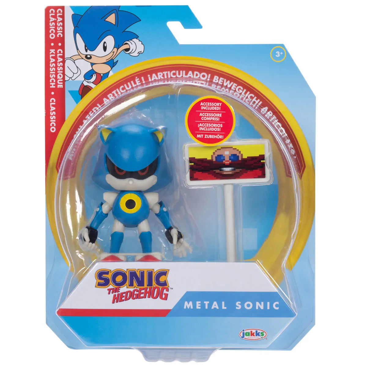 Sonic the Hedgehog Classic Metal Sonic 4" Figure – Rotterdam Comics