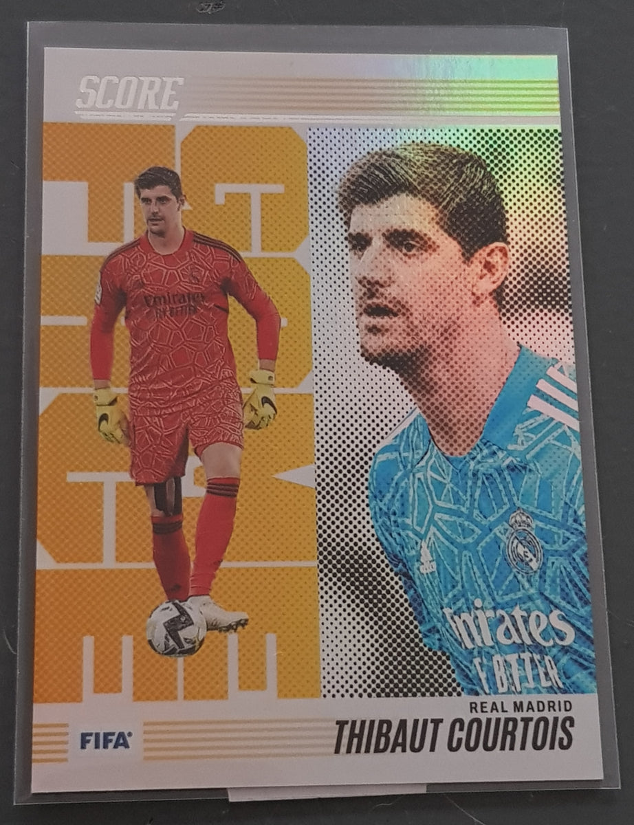 2022-23 Panini Score FIFA Thibaut Courtois Game Face #17 Trading Card ...