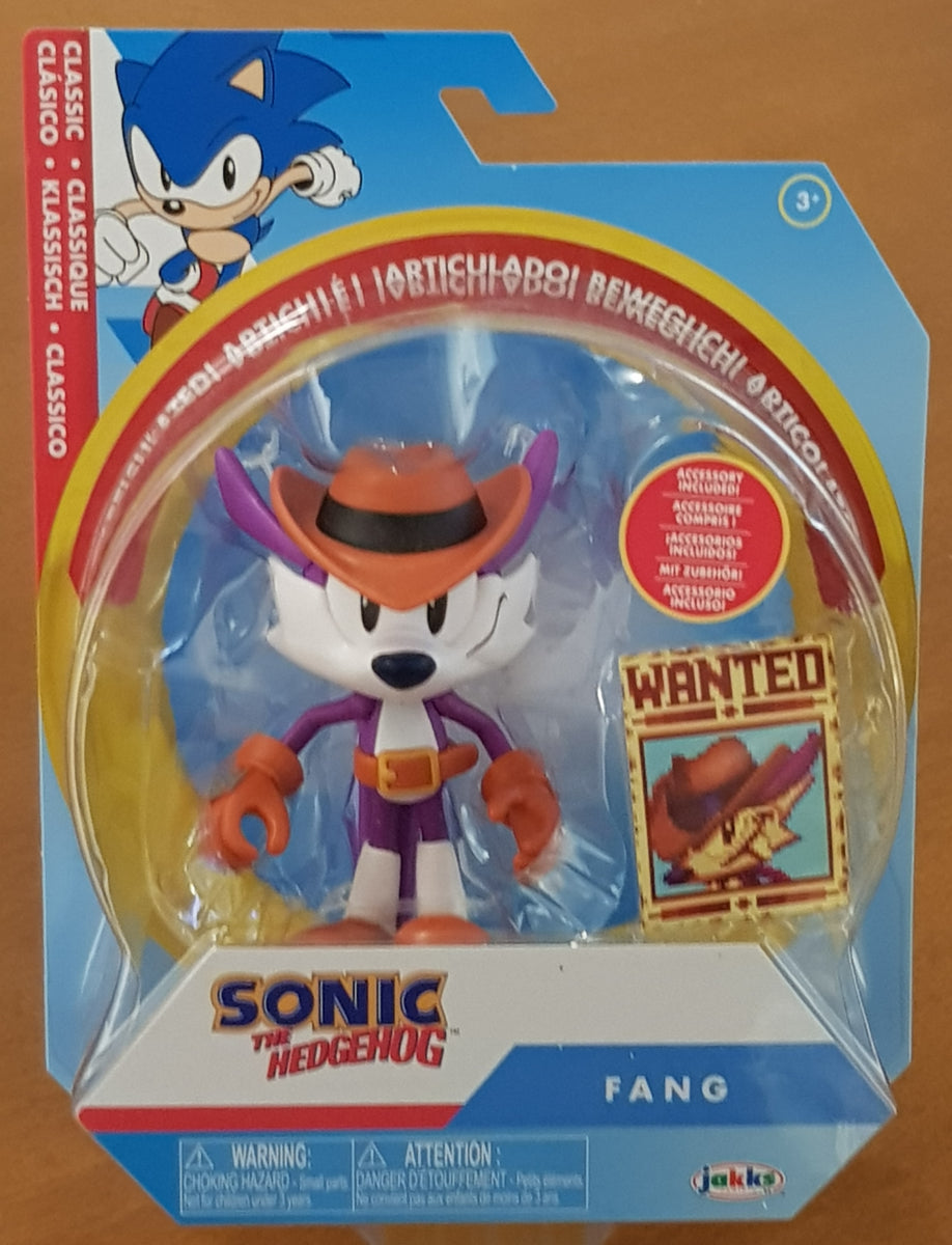 Sonic the Hedgehog Classic Fang with Wanted Poster 5" Figure ...