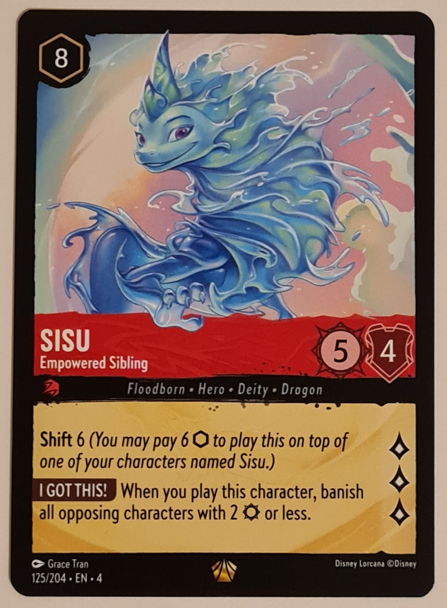 Disney Lorcana Ursula's Return Sisu Empowered Sibling #125/204 Legenda ...