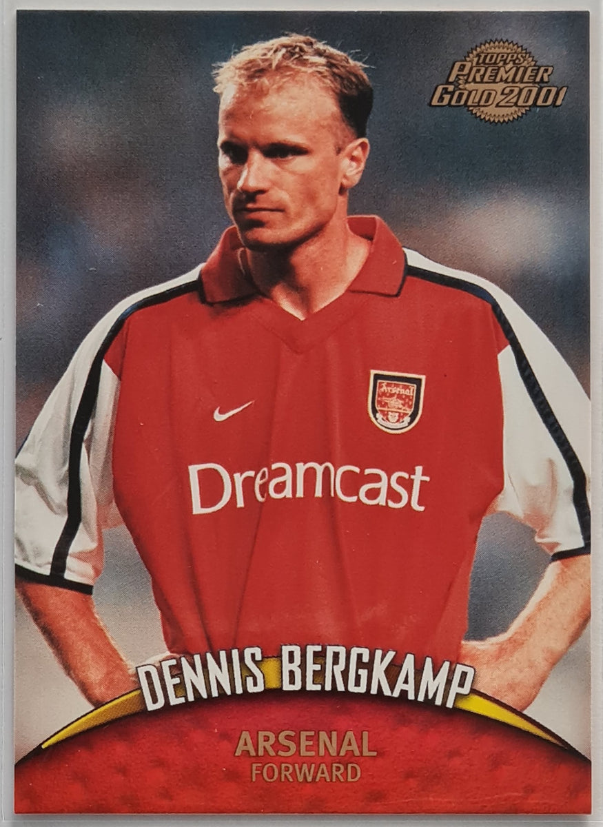 2001 Topps Premier Gold Dennis Bergkamp #7 Base Trading Card ...