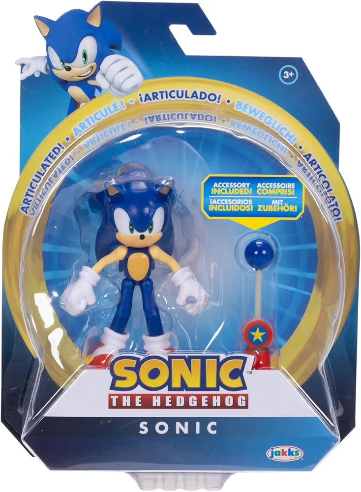Sonic the Hedgehog Sonic 4" Figure (w/ blue checkpoint) – Rotterdam Comics