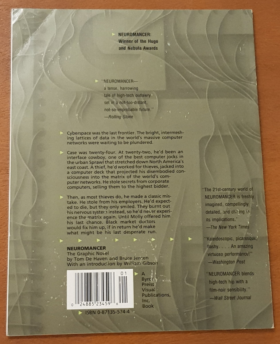 William Gibson's Neuromancer Graphic Novel FN/VF – Rotterdam Comics