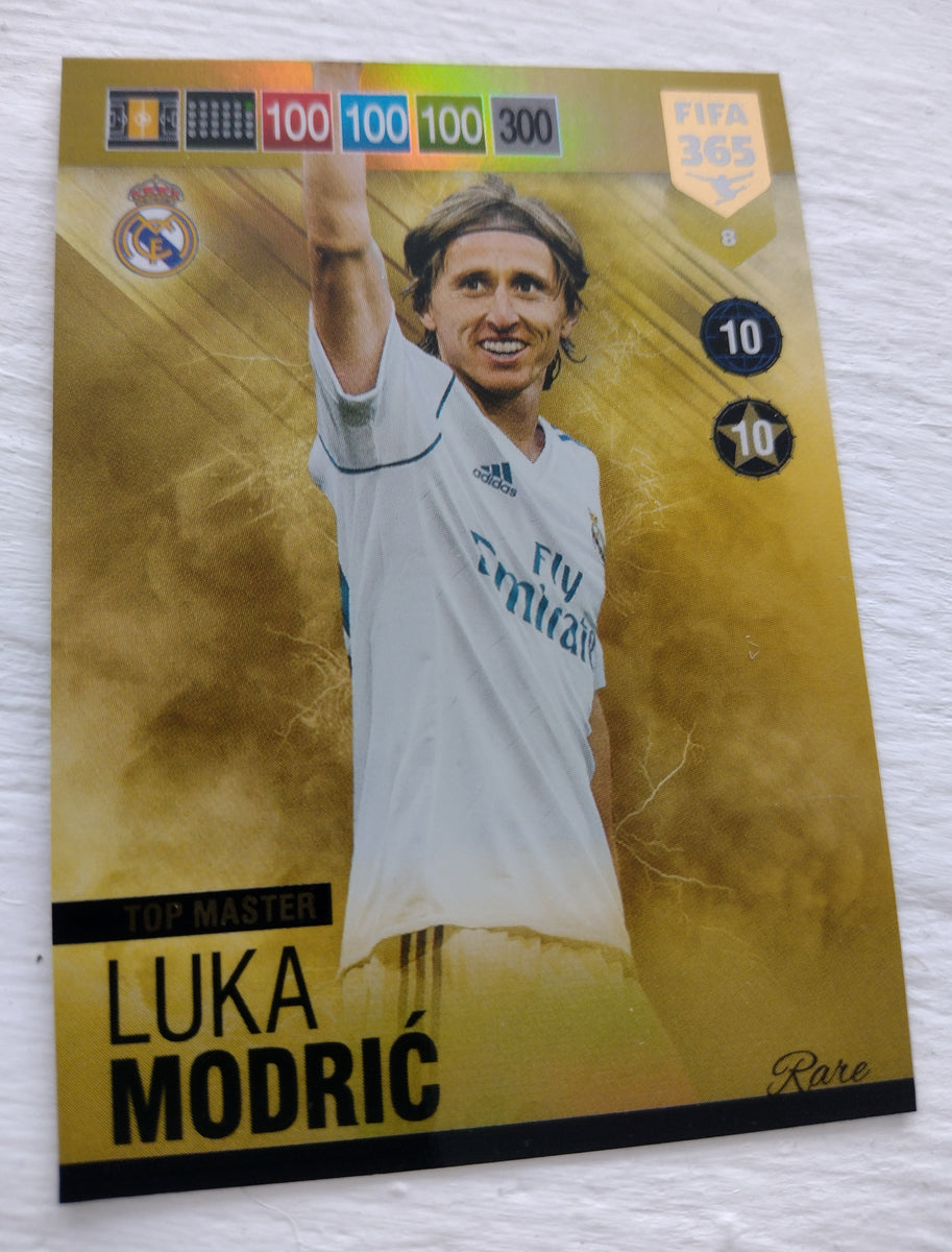 2019 Panini Adrenalyn FIFA 365 Luka Modric Top Master #8 Trading Card ...